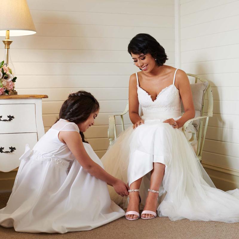 Celeste Open Toe Block Heel Wedding Shoes by Panache Bridal | LUV ...