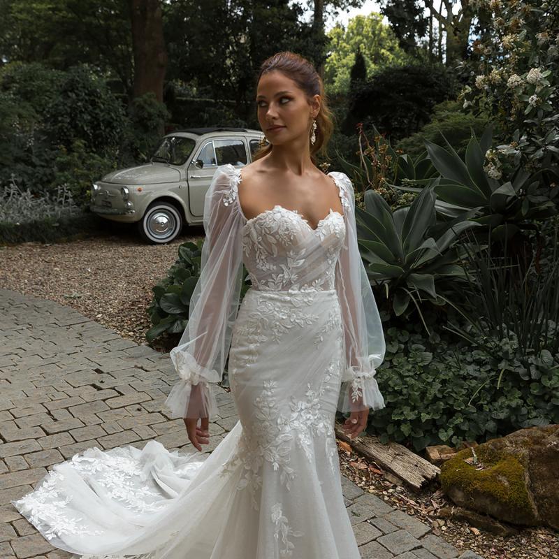 Pascale Botanical Lace Wedding Dress by Madi Lane- LUV Bridal