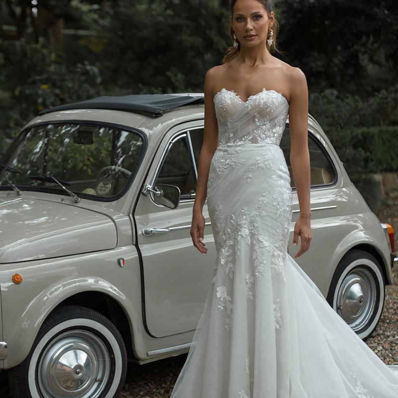 Pascale Botanical Lace Wedding Dress by Madi Lane- LUV Bridal