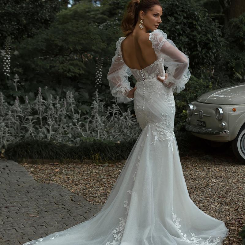 Pascale Botanical Lace Wedding Dress by Madi Lane- LUV Bridal