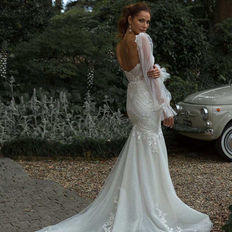 Pascale Botanical Lace Wedding Dress by Madi Lane- LUV Bridal