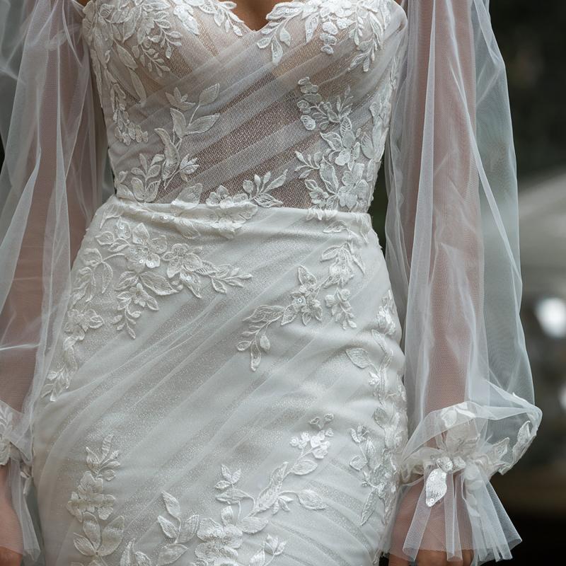 Pascale Botanical Lace Wedding Dress by Madi Lane- LUV Bridal