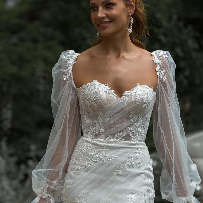 Pascale Botanical Lace Wedding Dress by Madi Lane- LUV Bridal