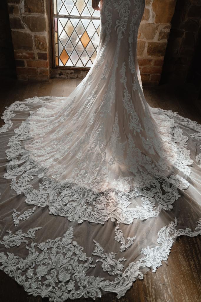 Rita Glitter Lace Wedding Dress by Evie Young Bridal | LUV Bridal